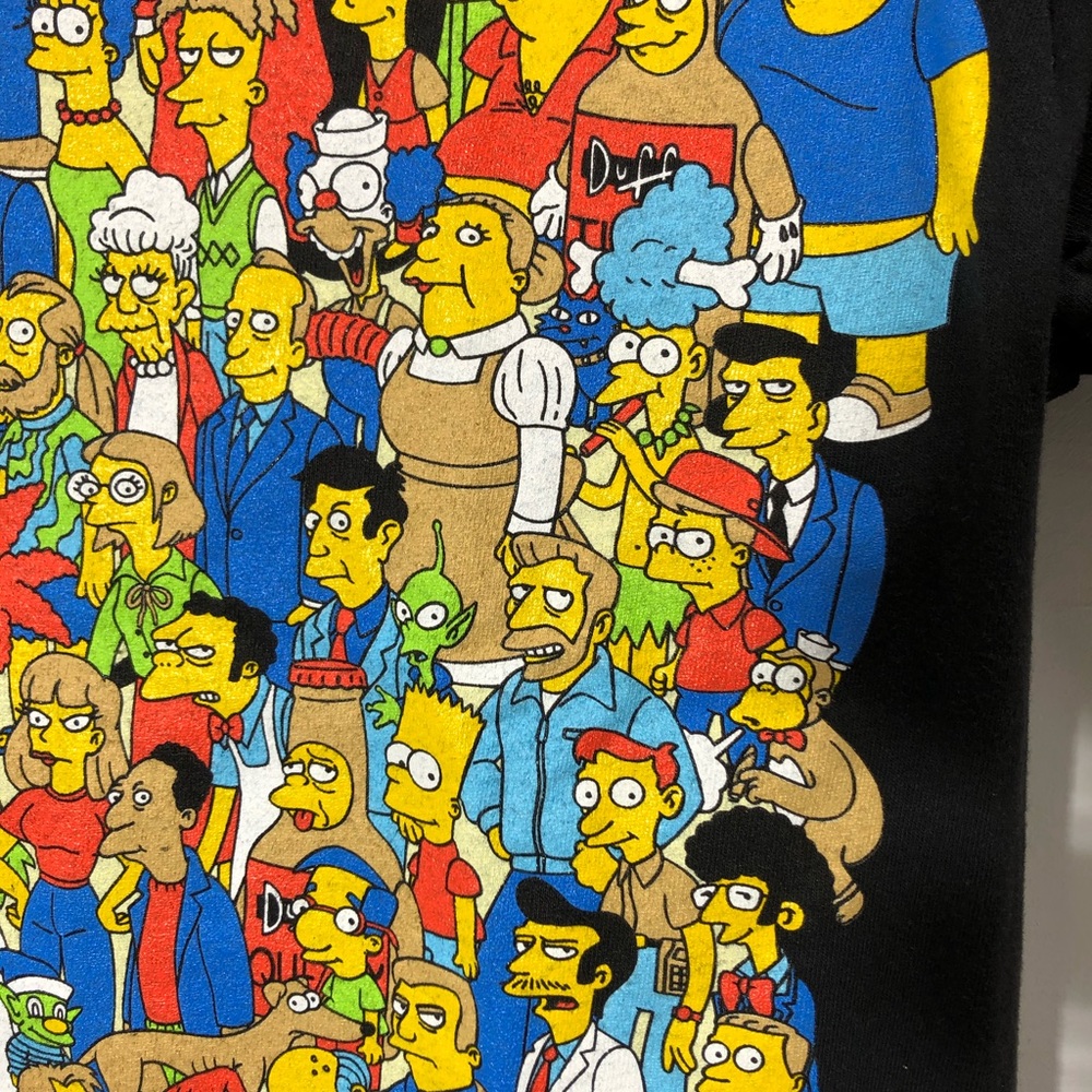 Rare The Simpsons Character Collage 2007 Tee - Gem